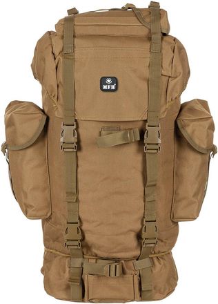 MFH BW Kampfrucksack, 65 l, Alu-Aussteifung (Coyote tan, 65L)