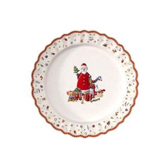 Villeroy & Boch Toys Delight Servierplatte, runder Servierteller aus Premium Porzellan, mikrowellensicher, bunt/rot/weiß, 45 cm