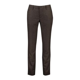 Alberto Baumwoll Braune Hose - - Trousers - Herren - Braun - W32 L34