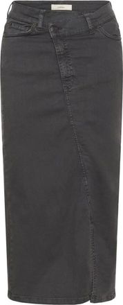 Inwear Femme, Jupes, Noir, Taille: 36 FR Jupe en denim