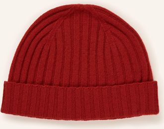 Strokesman's Strokesmans Cashmere-M&uuml;tze rot
