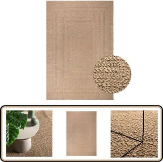 vidaXL Vidaxl - Tapis zizur 200x290 cm aspect de jute intérieur et extérieur - Tapis Exterieur - Tapis Interieur - Tapis Jute - Tapis Rectangulaire - Tapis