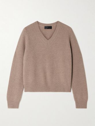 Nili Lotan Pull En Cachemire Côtelé Korina - Marron