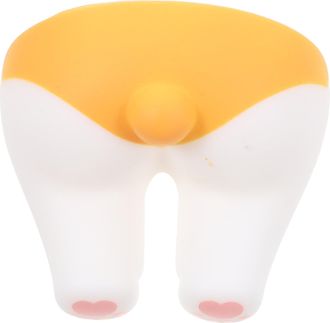 NUOBESTY Zahnb&uuml;rstenhalter Corgi Schwanz Kinderfreundlich Selbstklebend ohne Bohren Wandhaken f&uuml;r Zahnb&uuml;rsten und Rasierer Badezimmer Wandhalter f&uuml;r Ordnung un