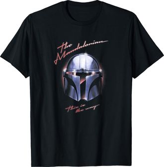 Star Wars The Mandalorian Chrome Helmet This Is The Way T-Shirt