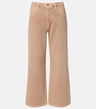 AG - Adriano Goldschmied Wide-Leg Cropped Jeans Saige