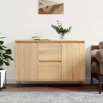 vidaXL Sideboard Sonoma-Eiche 101,5x35x70 cm Holzwerkstoff Vidaxl