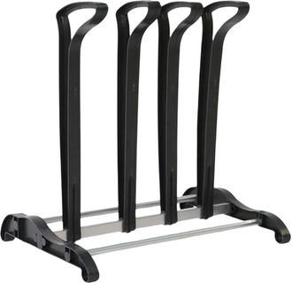 Generic Kofferraum-Aufbewahrungsregal - freistehender Metallrahmenhalter, Halterung f&uuml;r mehrere Paare, platzsparender vertikaler Organizer, Cowboy-hohes, knie