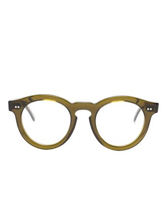 Family Affair Brille mit rundem Gestell - Gr&uuml;n