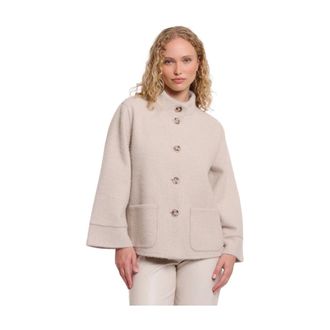 Rino&Pelle Femme, Vestes, Beige, Taille: 46 FR Fanny Cape