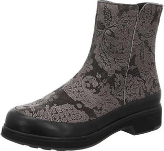 Think Think! Femme Cuir Cogita Doublé Durable Bottes, 000 Noir Combi, 36.5 EU