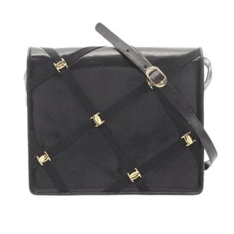 Ferragamo Pre-owned Vara Leder Schultertasche - - Pre-owned - Damen - Schwarzk - ONE SIZE