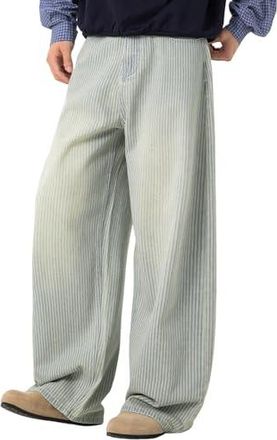 Generic Jean Homme Jeans Homme Jean Homme Regular Confortable Classique Ray&eacute; Lav&eacute; Coupe Droite - Poches Fonctionnelles, Polyvalent avec Vestes, Id&eacute;al Toute Sa