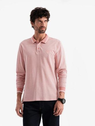 Ombre Langarm-Poloshirt Herren-Polo-Langarm