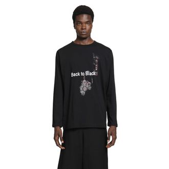 Yohji Yamamoto Graphic Long Sleeve T-Shirt