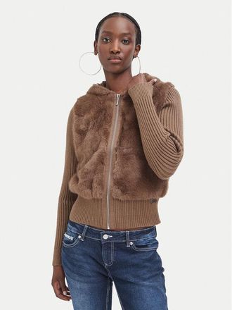 Juicy Couture Strickjacke JCOIJ226551 Dunkelbraun Regular Fit