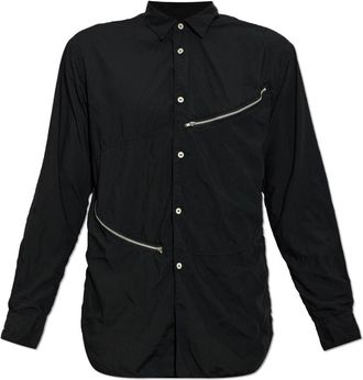 Comme Des Gar&ccedil;ons Chemise avec poche zipp&eacute;e - Homme - Chemises - Noir - Taille: S