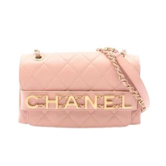 Chanel Pre-owned Matelass&eacute; Lammleder Umh&auml;ngetasche - - Pre-owned - Damen - Rosa - ONE SIZE