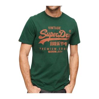 Superdry Vintage Grafik Soda Pop T-Shirt Gr&uuml;n - - Tops - Herren - Gr&uuml;n - XL