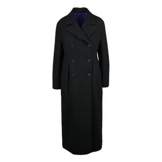 Yohji Yamamoto Cappotto doppiopetto - - Coats - Damen - Schwarzk - S