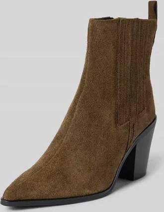 Tamaris Stiefelette aus Rindnappa mit Blockabsatz