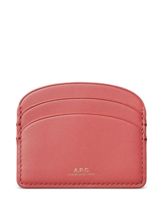 A.P.C. Demi Lune Kartenetui - Rot