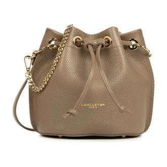 Lancaster Femme, Sacs, Orange, Taille: ONE Size Alba Double Taupe/Or Sac à cordon