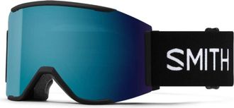 Smith Squad MAG Schneebrille mit ChromaPop Scheibe - Performance Ski- & Snowboardbrille mit Easy Lens Change Technologie - F&uuml;r Damen & Herren - Schwarz + So