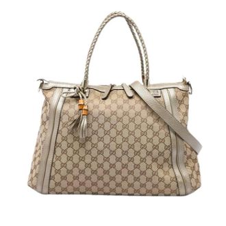 Gucci Pre-owned Bella Satchel - Femme - Pre-owned - Beige - Taille: ONE Size