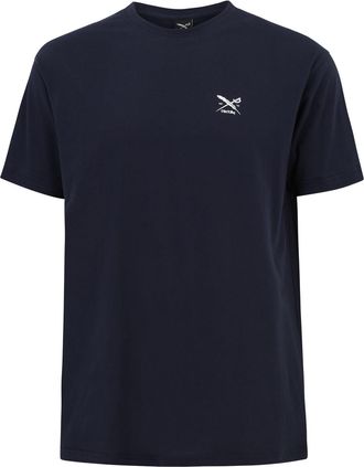 Iriedaily Herren Bio-Baumwoll Sommer T-Shirt - Chestflag Tee in Navy, XXL