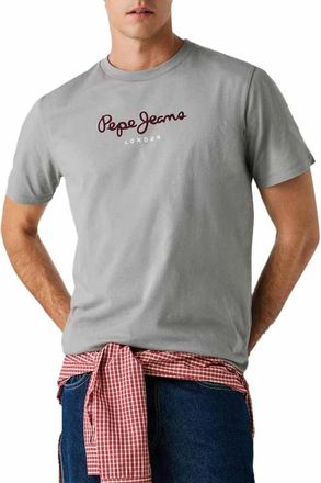 Pepe Jeans London Herren Eggo N T-Shirt, Grau, XXL