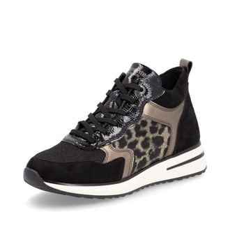 Remonte Damen Klassische Stiefel D1G71, Frauen Stiefel,lose Einlage,uebergangsstiefel,uebergangsschuhe,lederstiefel,Boots,schwarz Kombi (03),40 EU