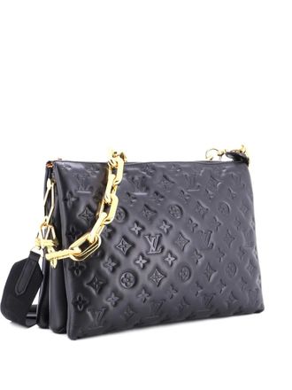 Louis Vuitton Coussin Bag Monogram Embossed Lambskin MM crossbody bag - Noir