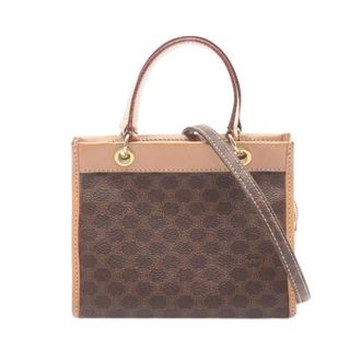 Celine Pre-owned Macadam Coated Canvas 2way Bag - - Pre-owned - Damen - Braun - ONE SIZE