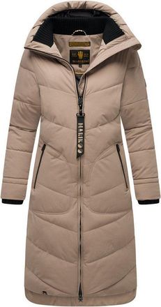 Marikoo Winterjacke Benikoo langer Winter Mantel gesteppt
