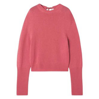 Lanvin Pullover mit Grosgrain-Knoten-Detail - - Knitwear - Damen - Rosa - M