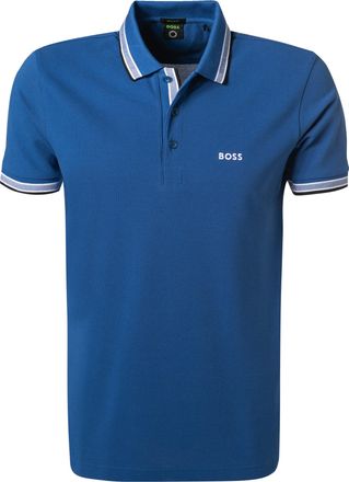 HUGO BOSS Herren Polo-Shirt blau
