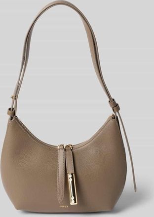 Furla Shoulder Bag aus echtem Leder mit Logo-Detail Modell Goccia