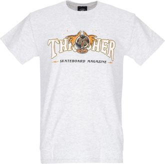 Thrasher Fortune Logo Tee - - Sport - Herren - Grau - XL