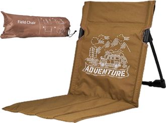 Generico Klappstuhl, Kissen für Stühle für den Außenbereich, zusammenklappbar, für, Wandern, Picknick, Rucksack