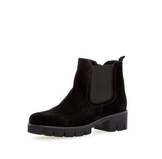 Gabor Damen Chelsea Boots, Frauen Stiefeletten,Wechselfu&szlig;bett,Best Fitting,Schlupfstiefel,Winterstiefeletten,Winterschuhe,schwarz,41 EU / 7.5 UK
