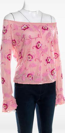 Escada haut à sequins - Rose