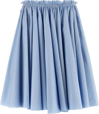 Ami Femme, Jupes, Bleu, Taille: 38 FR Corolla Midi Skirt