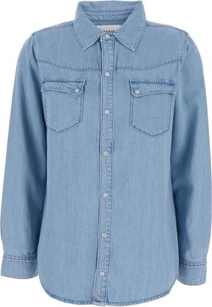 BA&SH Femme, Chemises, Bleu, Taille: 38 FR Chemise en jean