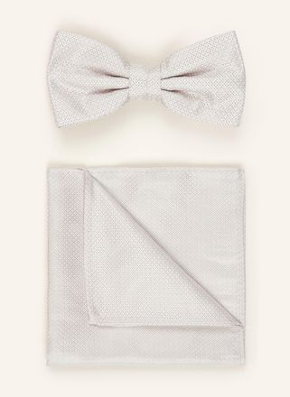 Paul Paul Set: Fliege Und Einstecktuch beige