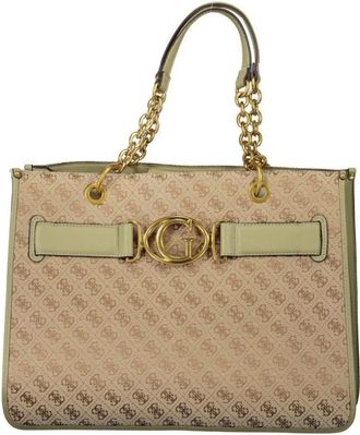 Guess Femme, Sacs, Vert, Taille: ONE Size Sac &agrave; main en polyester vert pour femme