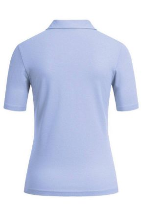 Greiff Poloshirt Greiff SHIRTS Damen Poloshirt Kurzarm Kent Regular-Fit Hellblau