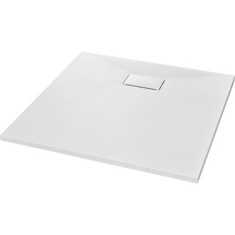 vidaXL Duschwanne smc Wei&szlig; 80&times;80 cm - Vidaxl