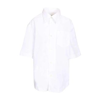 Ami Kurzarm-Popeline-Hemd - - Blouses & Shirts - Damen - Wei&szlig; - M