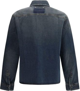 Golden Goose Mens Blue Denim Shirt